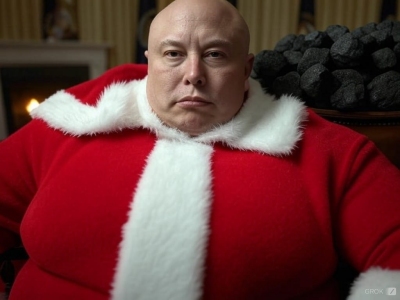 Breaking News: Elon Musk has bought the North Pole and installed ...