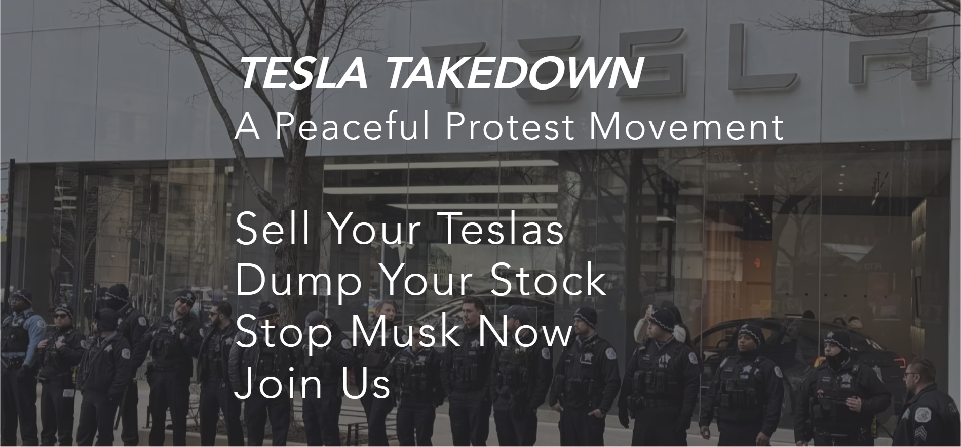 Sat. March 22 – Another protest of Elon Musk at Tesla in Vallejo